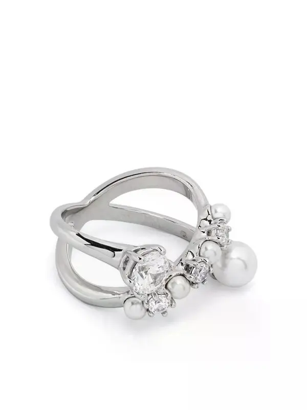 SWAROVSKI Matrix Cocktail Ring - Silver
