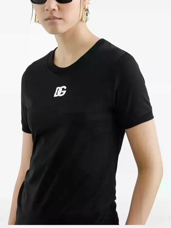 Dolce & Gabbana Dg Logo-embroidered Jersey T-shirt