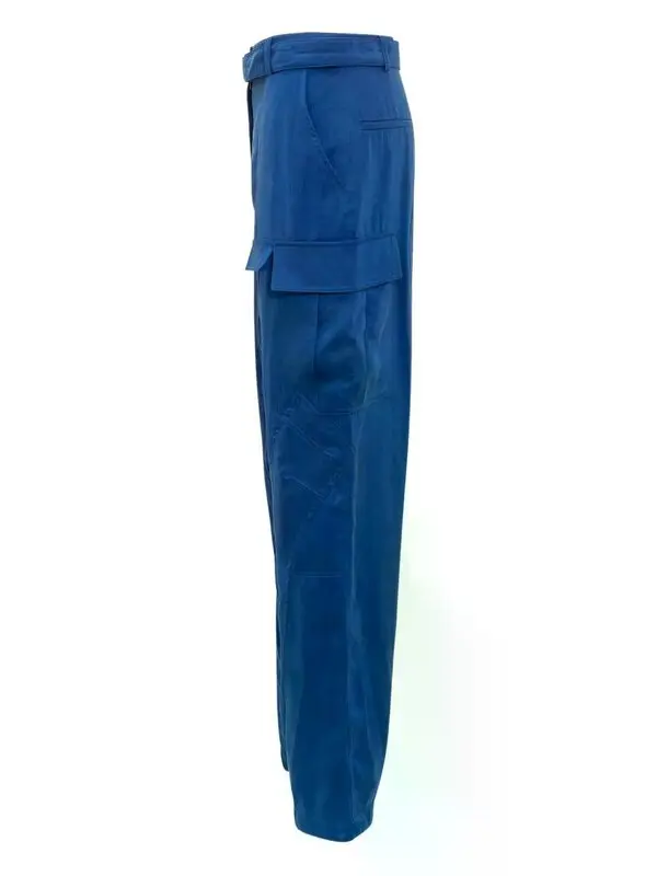 FERRAGAMO Lyocell Straight-leg Cargo Trousers