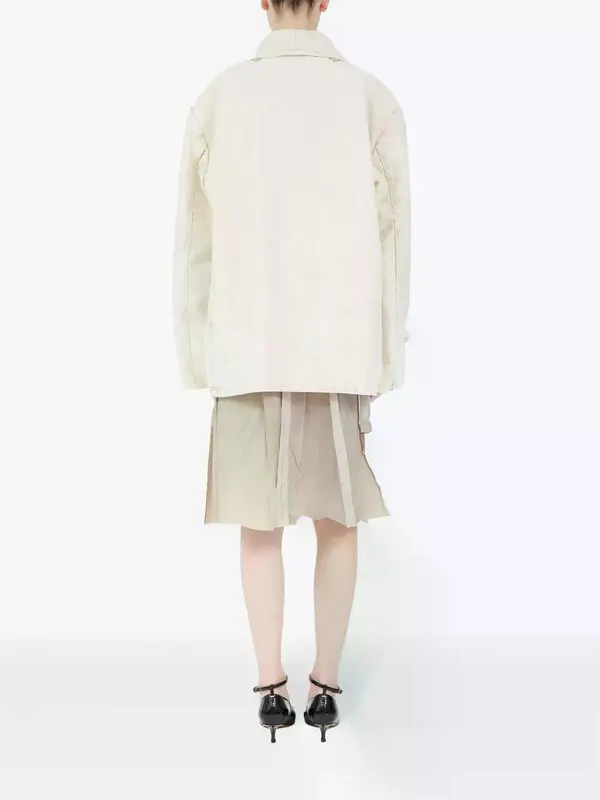 MAISON MARGIELA Beige Cotton Denim Jacket