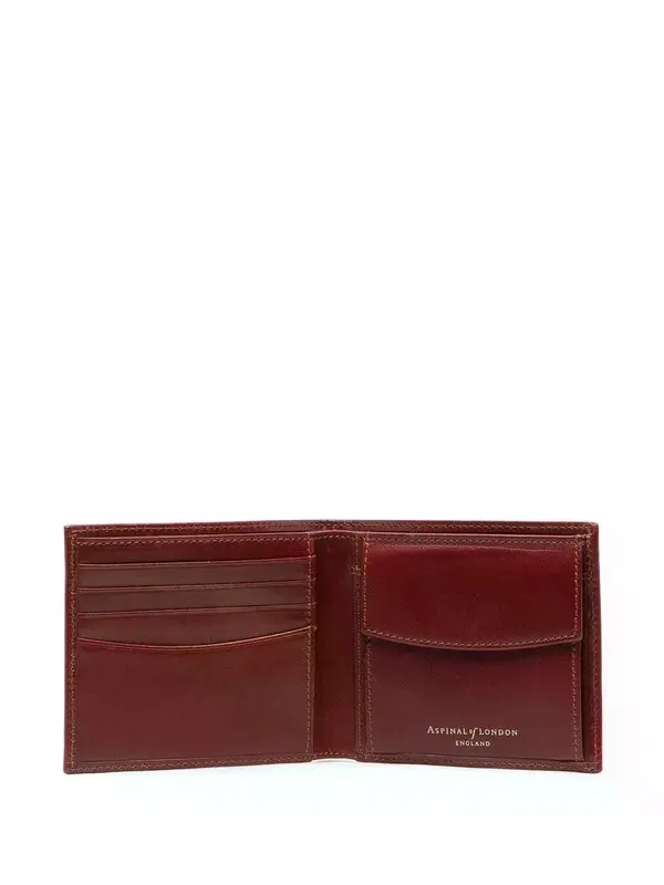 ASPINAL OF LONDON Logo Plaque Folded Wallet