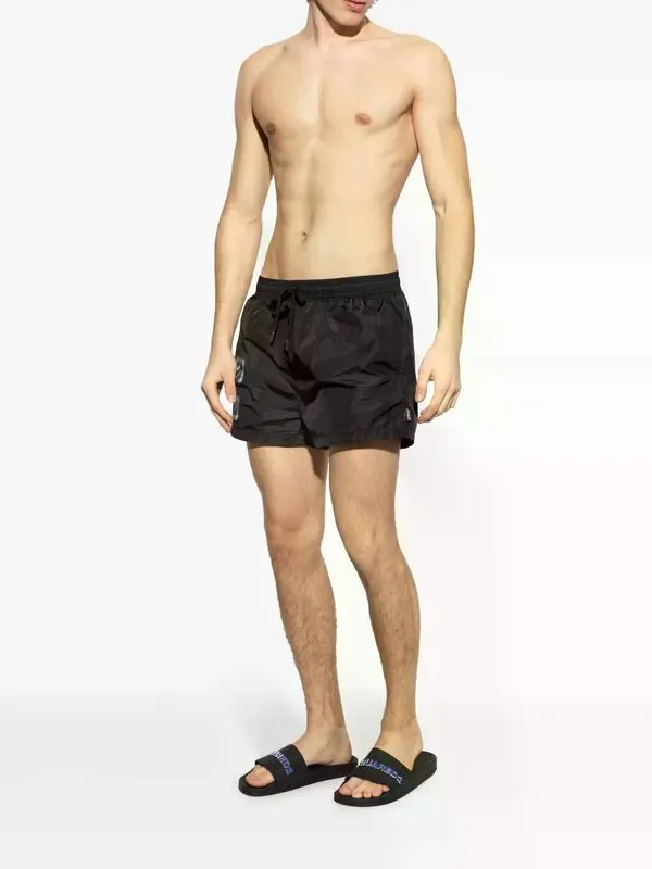 Dsquared2 Logo Pool Slides - Black