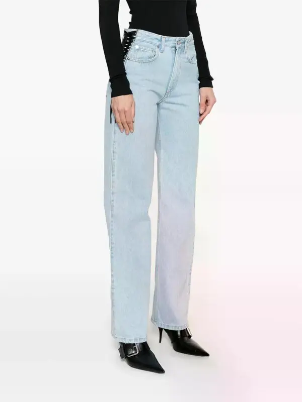 MUGLER Straight Leg Jeans
