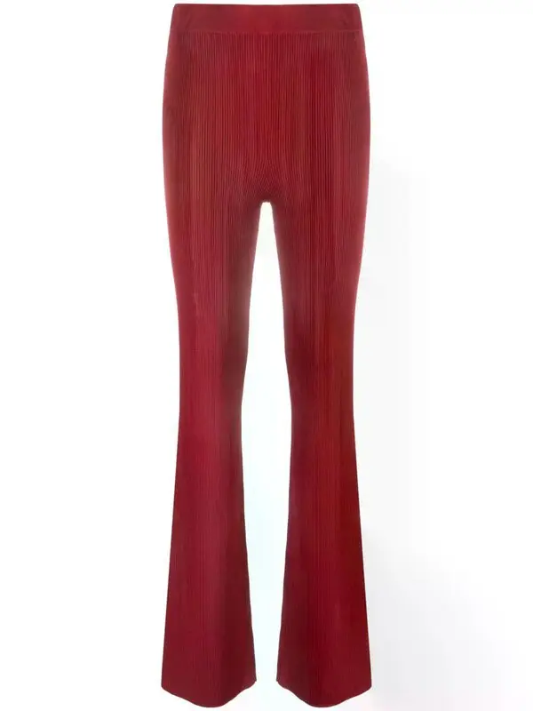 Patrizia Pepe Ribbed Bootcut Trousers