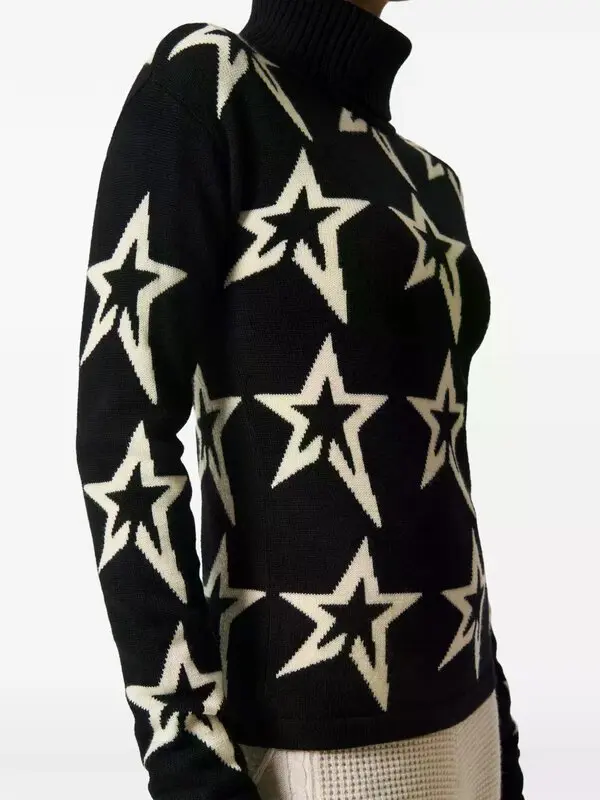Perfect Moment Star Dust Knit Jumper - Black