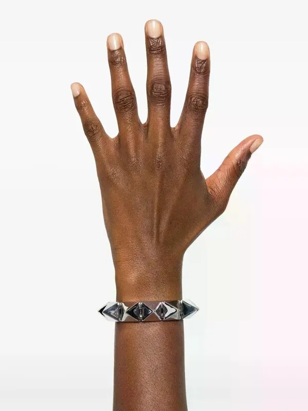 Eddie Borgo Large Pyramid Bracelet - Silver