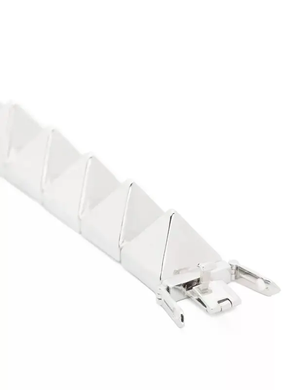 Eddie Borgo Large Pyramid Bracelet - Silver