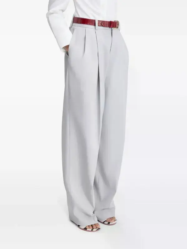 Jacquemus Le Curzio Wide Leg Trousers In Light Stretch Jersey