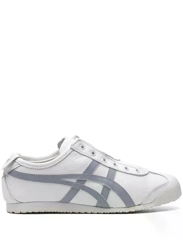 Onitsuka Tiger Mexico 66 Cream Grey Slip-on Sneakers - White