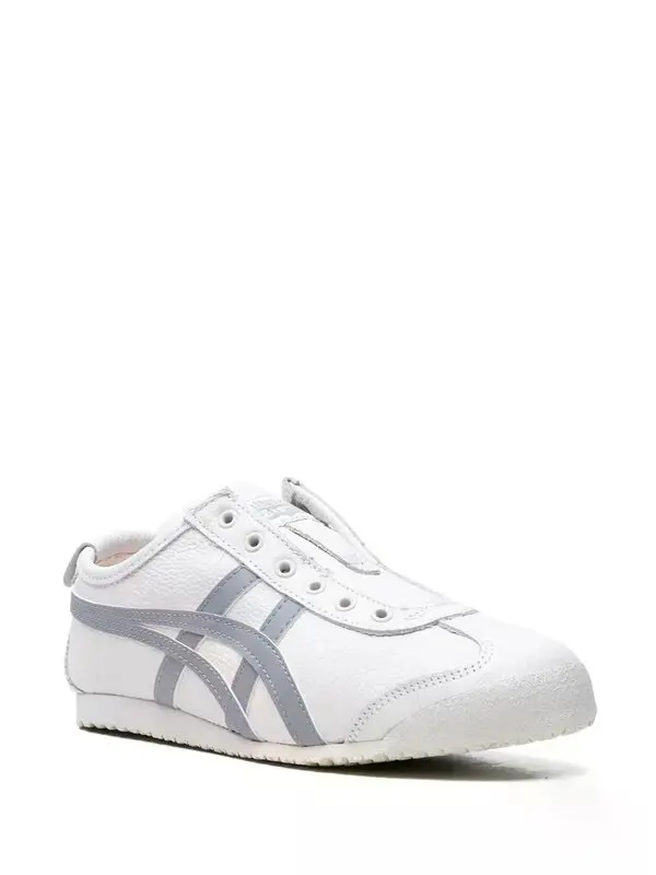 Onitsuka Tiger Mexico 66 Cream Grey Slip-on Sneakers - White