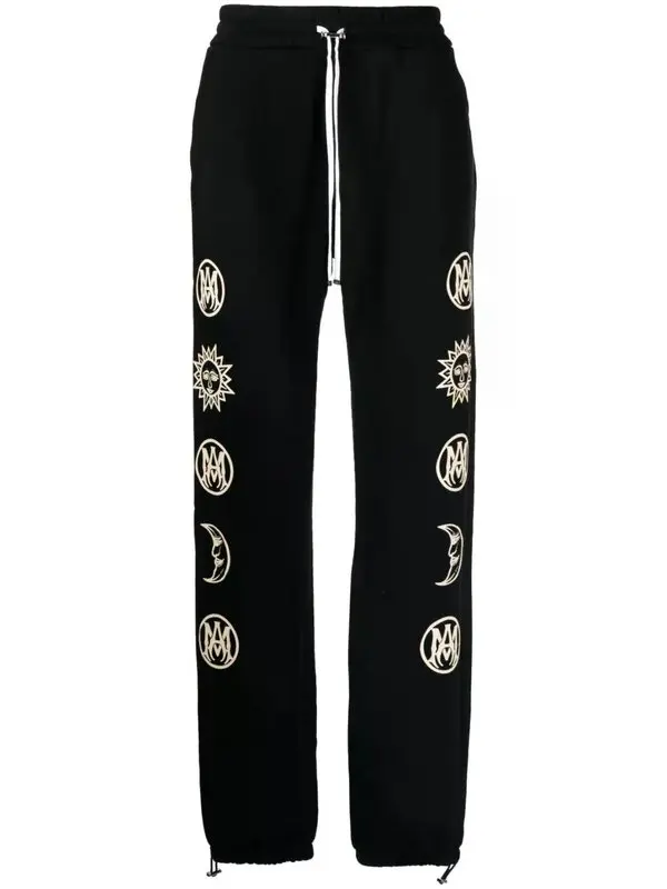 Amiri Graphic-print Trousers - Black