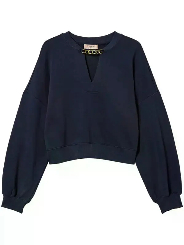 TWINSET Oval T-chain Sweatshirt