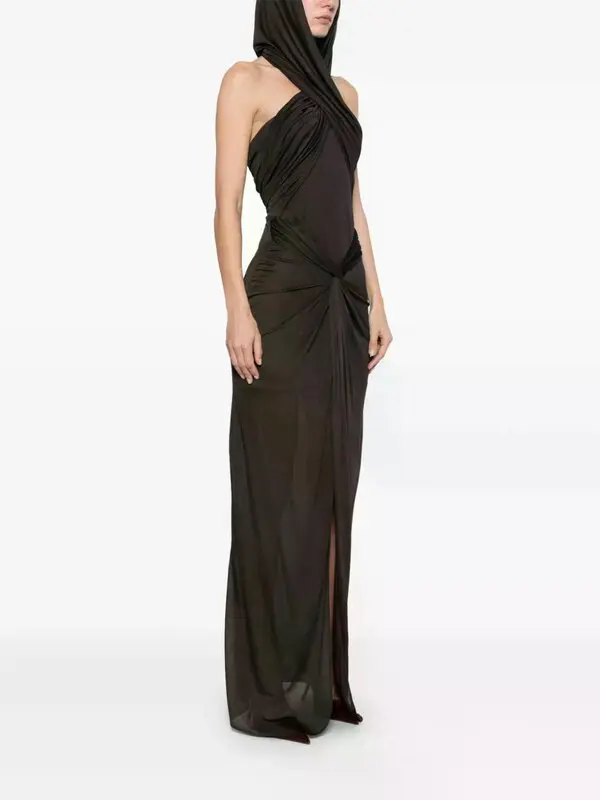 Giuseppe Di Morabito Draped Maxi Dress With Front Slit