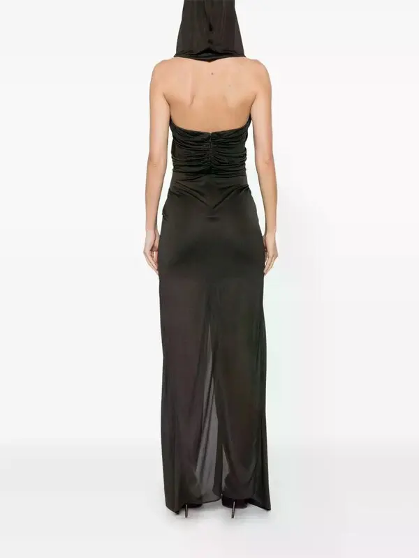Giuseppe Di Morabito Draped Maxi Dress With Front Slit