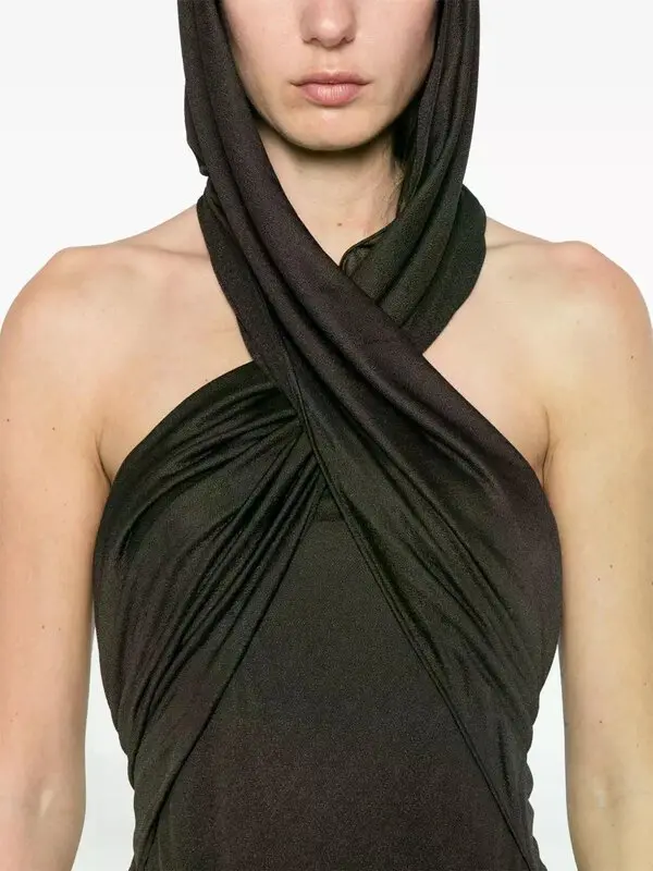 Giuseppe Di Morabito Draped Maxi Dress With Front Slit
