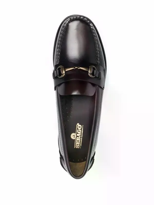 SEBAGO Horsebit Detail Leather Loafers