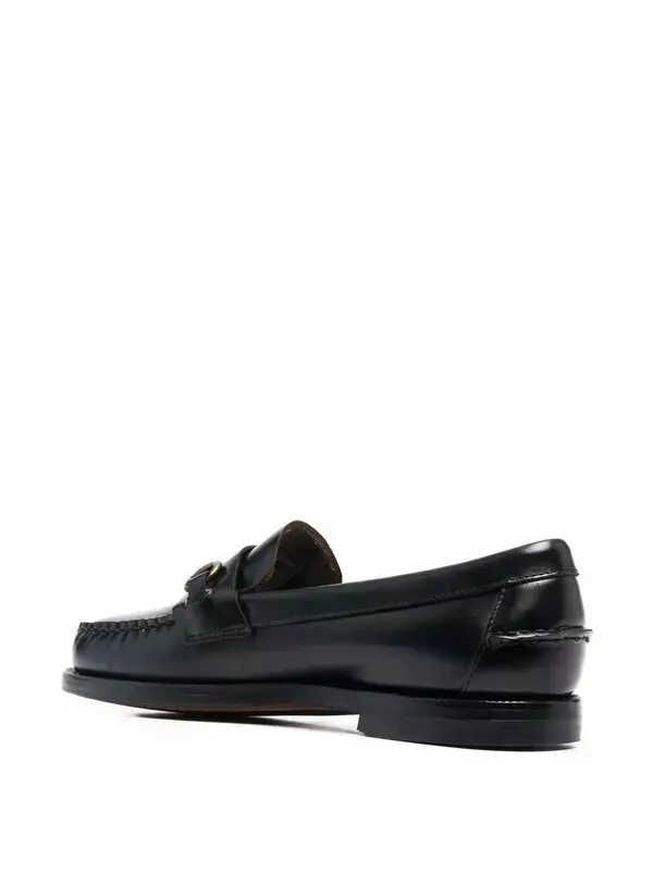 SEBAGO Horsebit Detail Leather Loafers