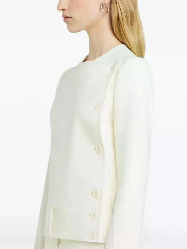 COURREGES Buttoned Tailored Jacket