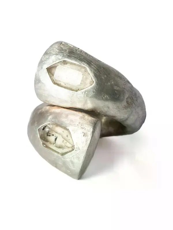 PARTS OF FOUR Big Twisted Druid Diamond Ring