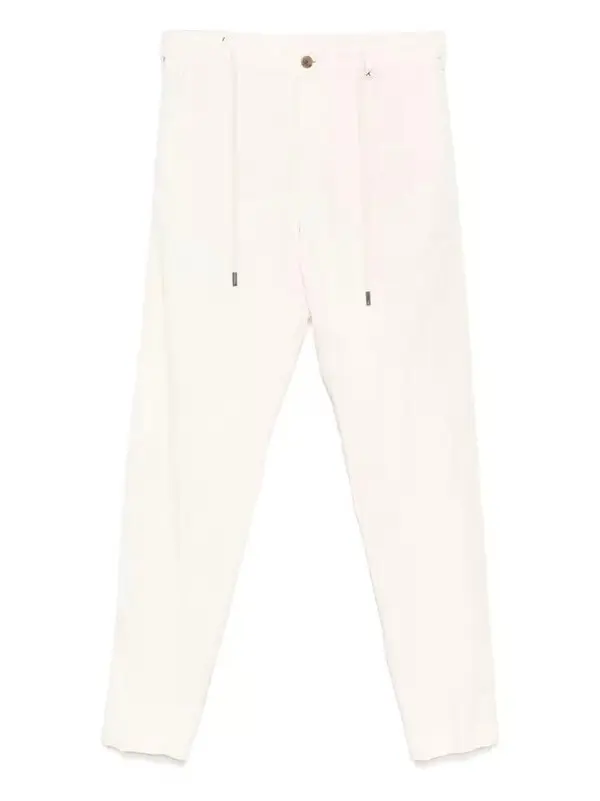 MYTHS Drawstring Waist Trousers - Neutrals