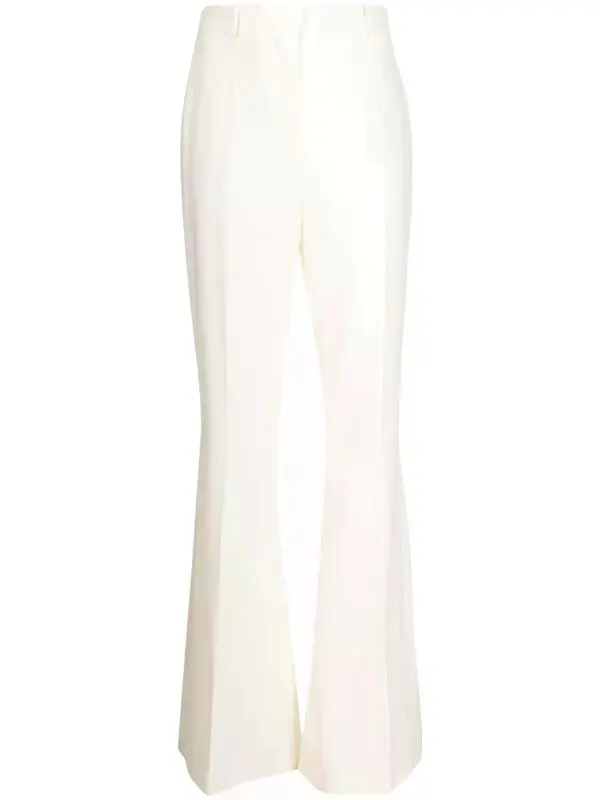 Zuhair Murad High-waisted Flared Trousers - White