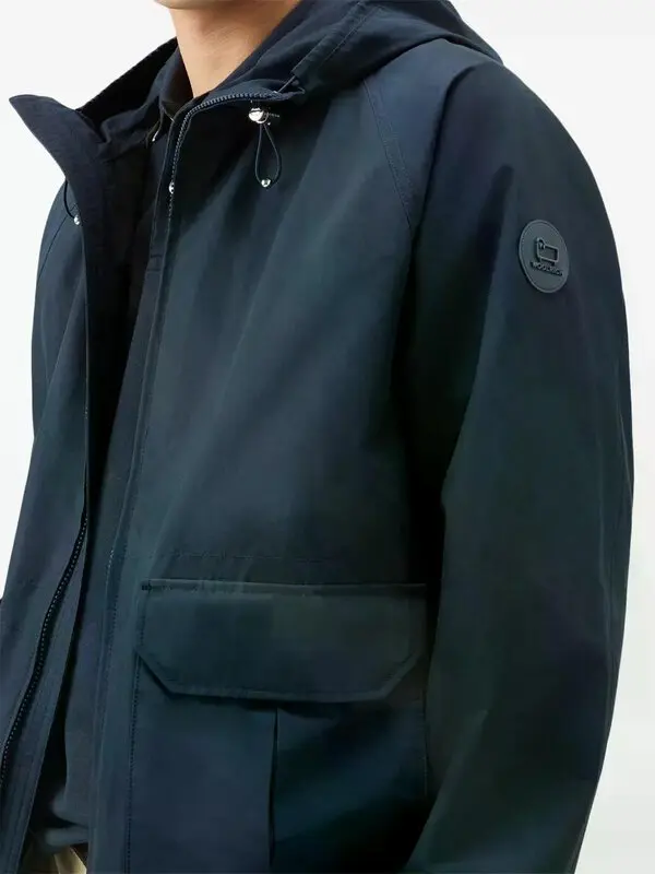 Woolrich Cruiser Hooded Jacket - Blue