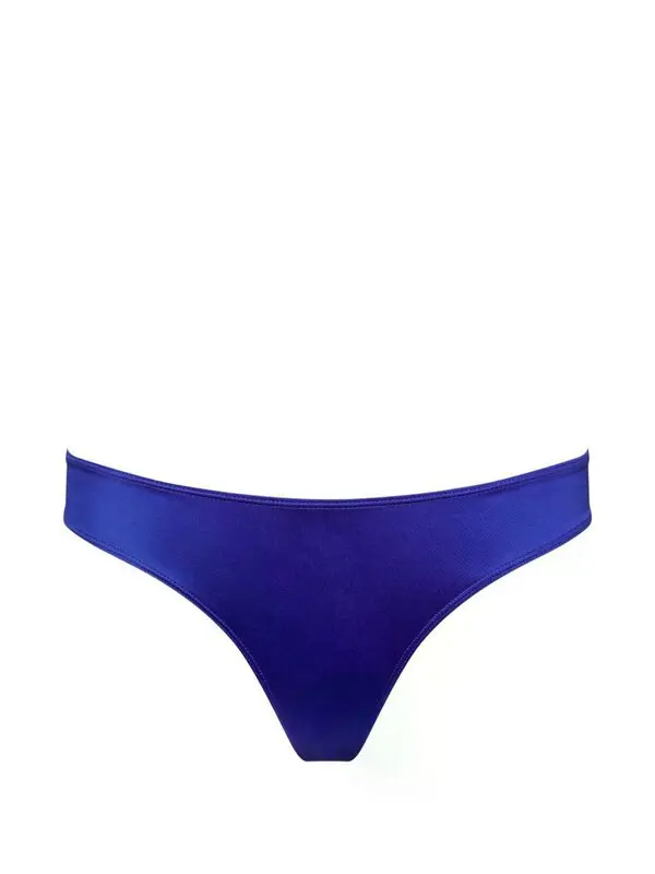 MAISON CLOSE Glow Tanga Bikini Bottom - Blue