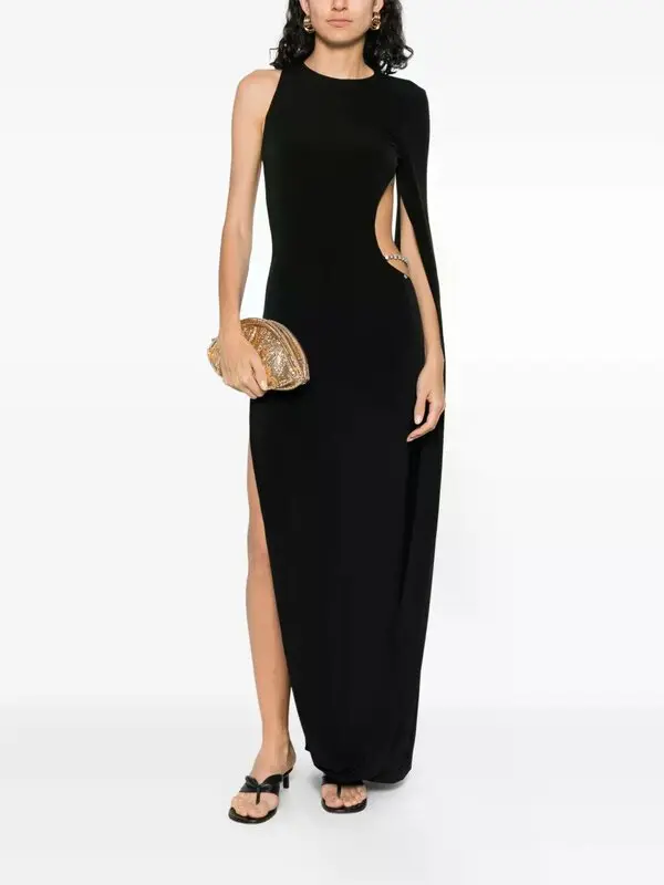NISSA Jersey Cut-out Maxi Dress