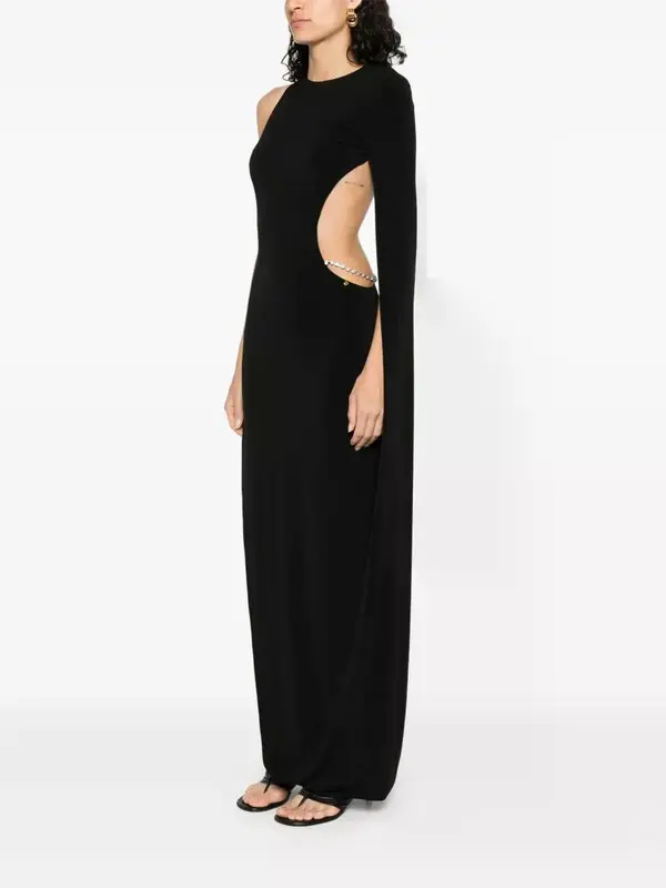NISSA Jersey Cut-out Maxi Dress