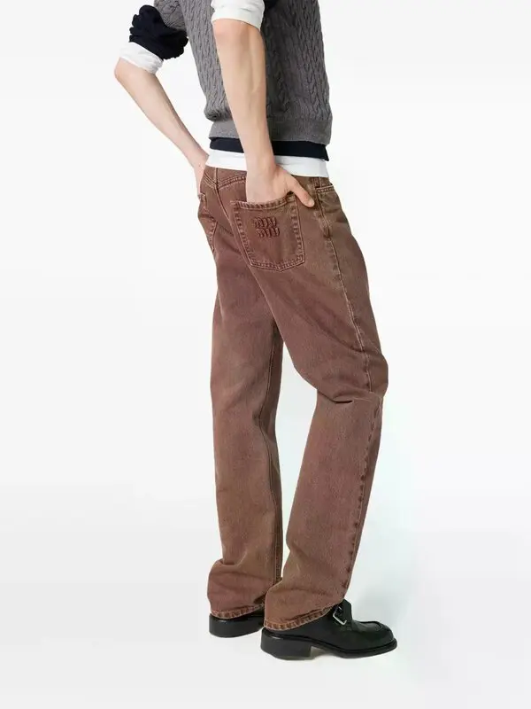 Miu Miu Straight-leg Denim Jeans