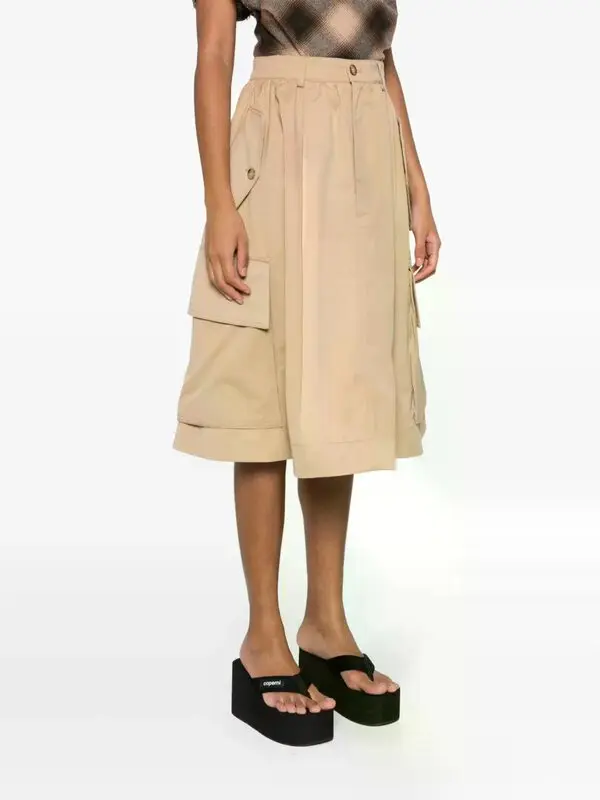 Moschino Cotton Cargo Skirt
