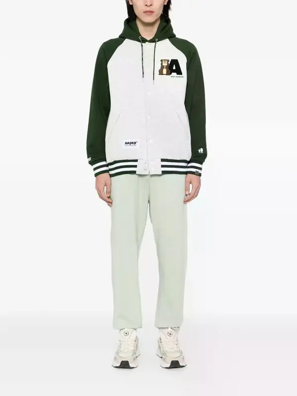 AAPE BY *A BATHING APE Logo-patch Hooded Jacket