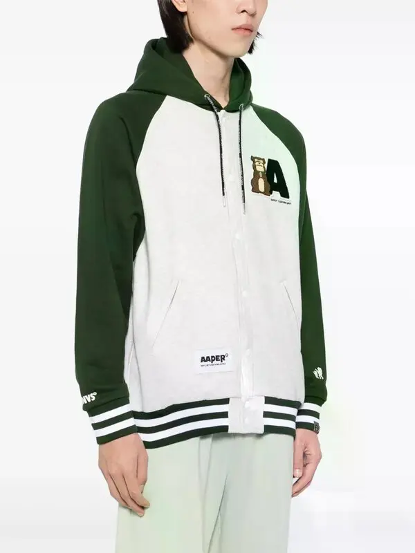 AAPE BY *A BATHING APE Logo-patch Hooded Jacket