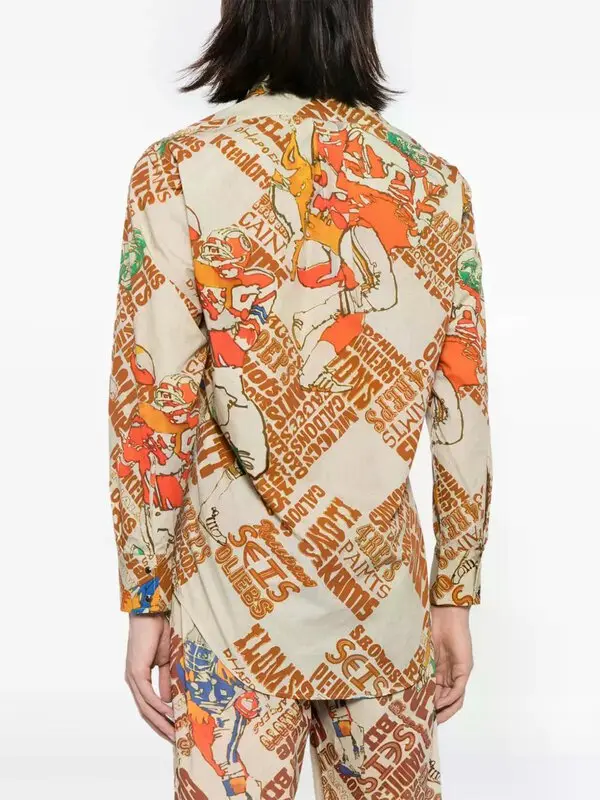 ERL Graphic-print Cotton Shirt