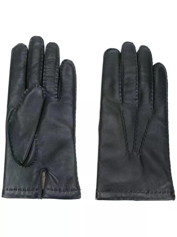 N.peal Chelsea Leather Gloves - Black