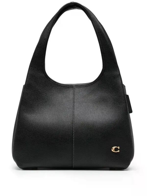 COACH Lana Pebbled-leather Tote Bag - Black