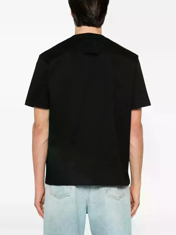 LANVIN Logo-embroidered T-shirt