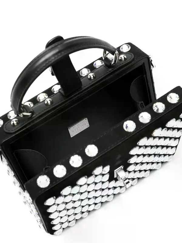 Dolce & Gabbana Rhinestone Embellished Hard Box Bag