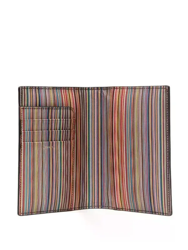 Paul Smith Artist Stripe-print Leather Cardholder