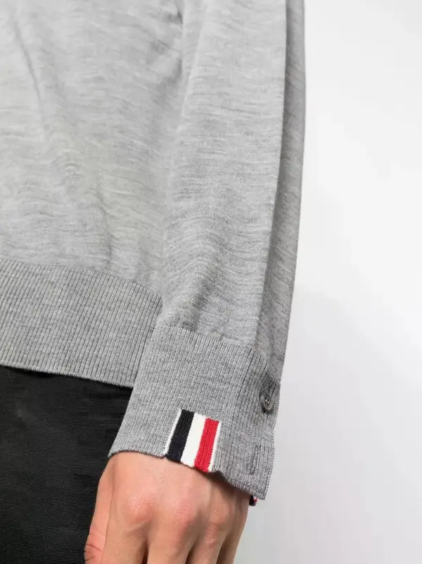 Thom Browne Virgin Wool Crew Neck Sweatshirt