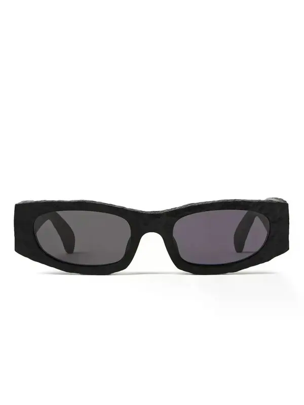 Camper Textured Rectangle Sunglasses - Black