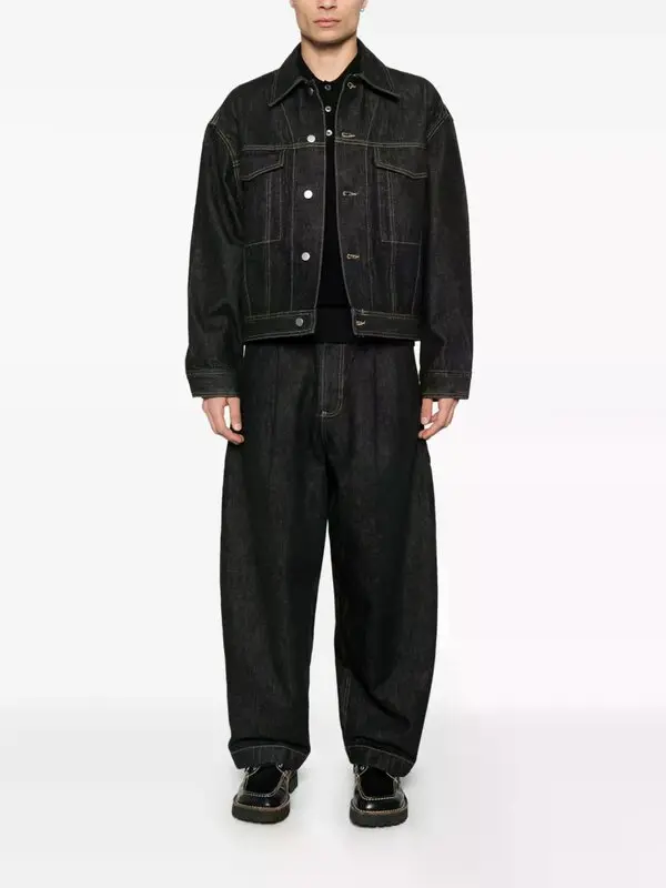 Studio Nicholson Pleated Detailing Jeans