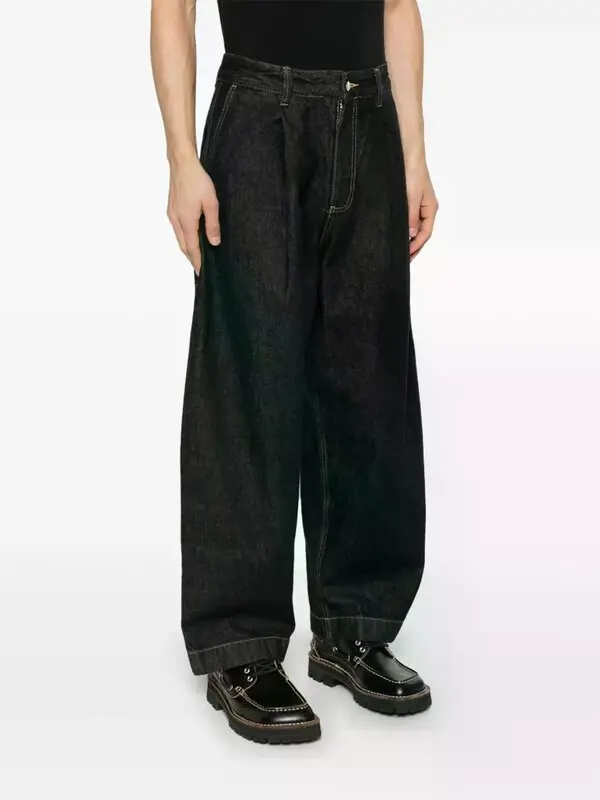 Studio Nicholson Pleated Detailing Jeans