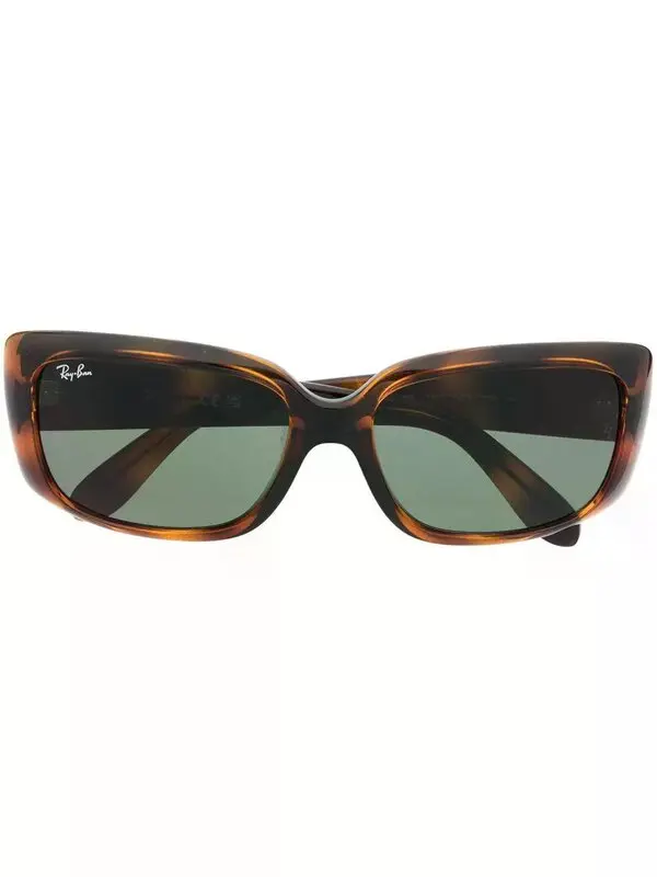 Ray-ban Rectangle Frame Tortoiseshell Sunglasses