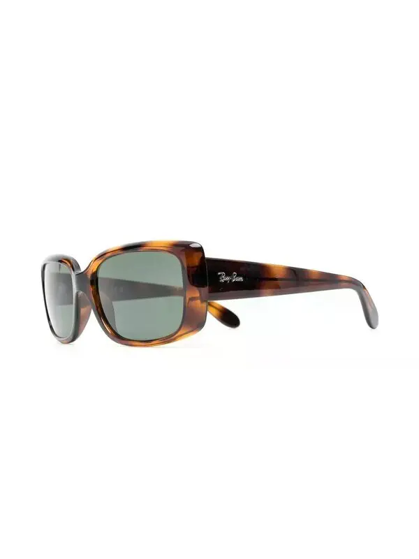 Ray-ban Rectangle Frame Tortoiseshell Sunglasses