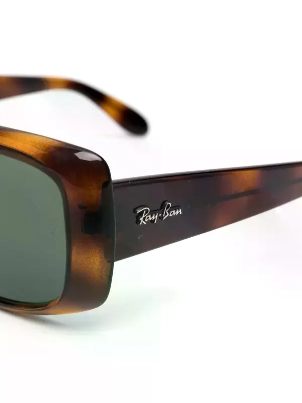 Ray-ban Rectangle Frame Tortoiseshell Sunglasses