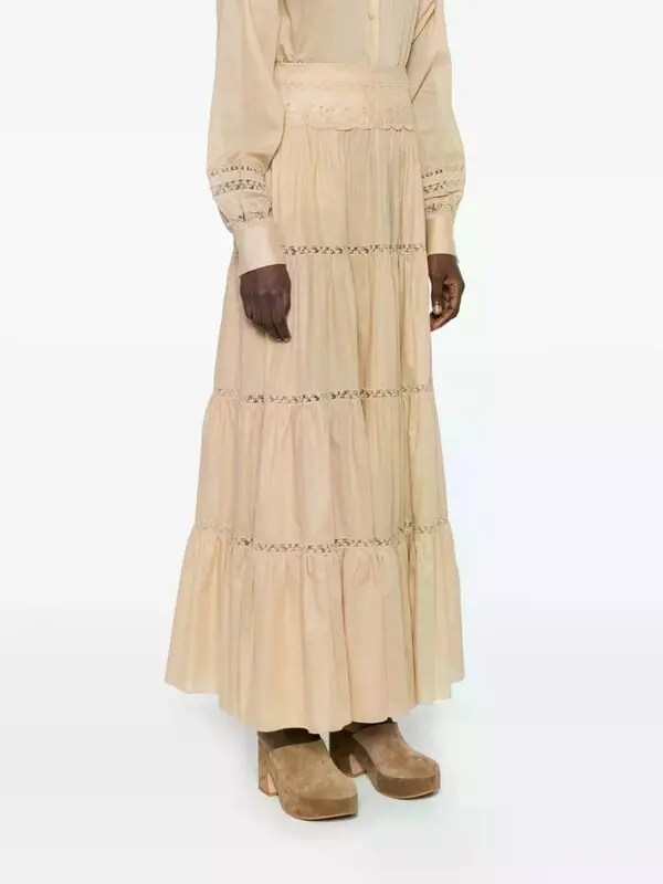 Ermanno Scervino Tiered Maxi Skirt