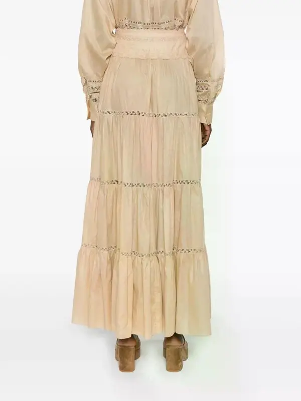 Ermanno Scervino Tiered Maxi Skirt