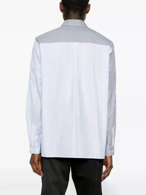 A.p.c. Patchwork Striped Shirt