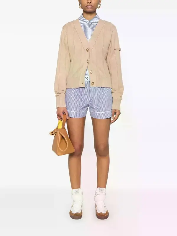 Vivetta Striped Shorts - Blue